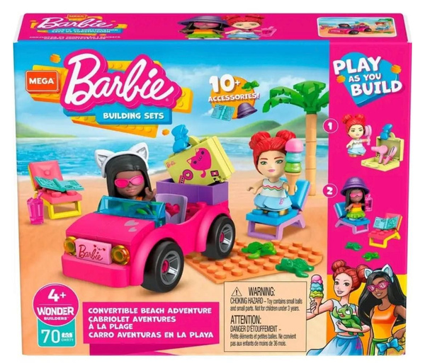 Конструктор Mega Barbie / Пляжные приключения - купить с доставкой по ...