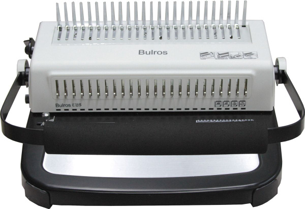 Переплетчик Bulros U-25 на пластиковую пружину 340 мм 25/500 листов, отключение ножей, под ...