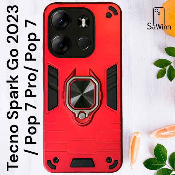 Защищенный чехол для Tecno Spark Go 2023 Pop 7 Bf7 Bf6 6 56 красный купить с доставкой