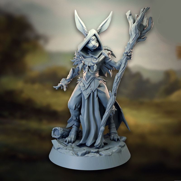 Кролик Друид-Клирик (Зайцелюди, Rabbitfolk, Харенгон-Harengon) класс ...