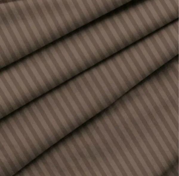 Простыня на резинке 90*200 из поплина. "Какао", 90x200, коричневый ...