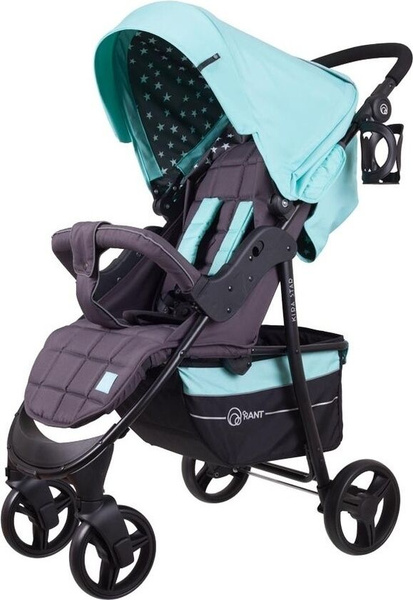 Коляска прогулочная RANT Kira, синий, голубой купить на OZON по низкой цене (1611575602)