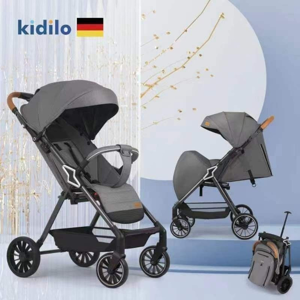 Коляска прогулочная Kidilo kf2, серый - купить с доставкой по выгодным ...