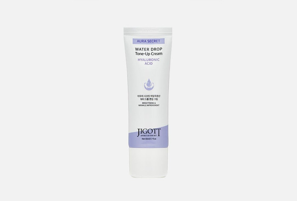 Крем для улучшения тона Jigott, AURA SECRET WATER DROP Tone Up Cream ...