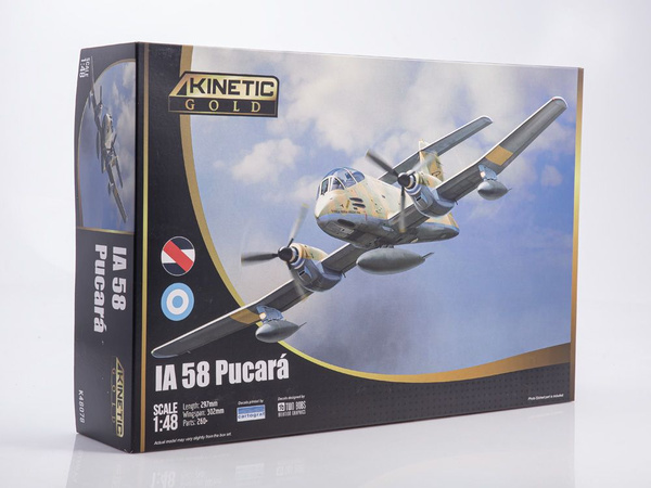 Сборная модель самолета Kinetic IA 58 Pucara, масштаб 1/48 - купить с ...