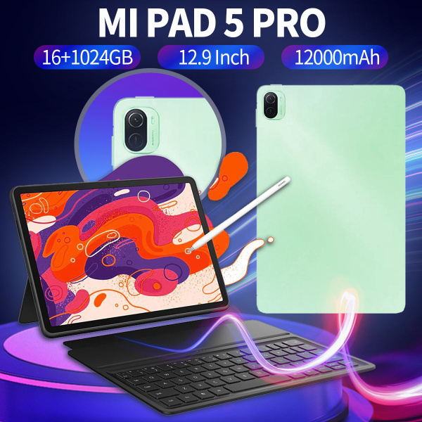 Характеристики Планшет 1+V63,Wi-Fi,5G,игровой планшет,Android-планшет с ...