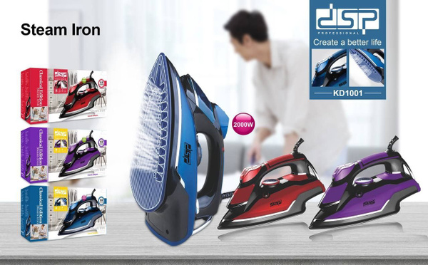 Утюг DSP KD-1001 Керамическое покрытие - купить по выгодной цене в интернет-магазине OZON ...