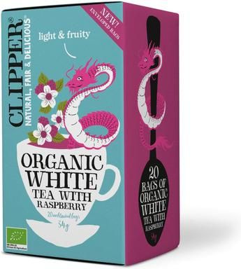 Чай белый Clipper Organic White Tea with Raspberry с малиной 20 ...