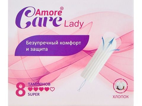 Тампоны Amore Care Lady SUPER - купить с доставкой по выгодным ценам в ...