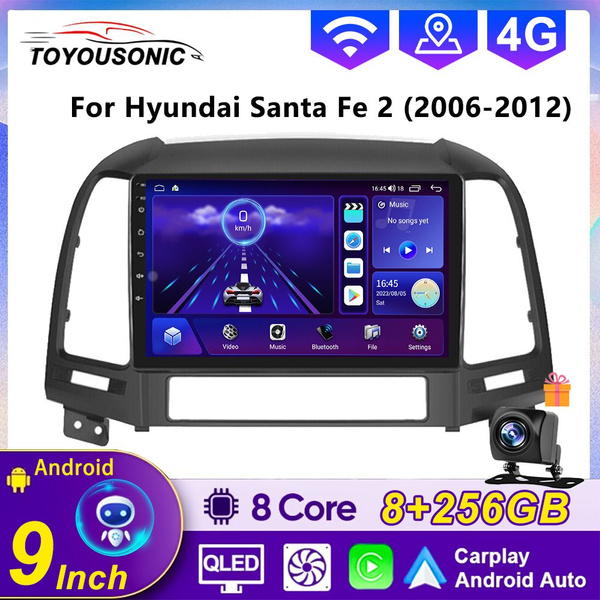 Штатная магнитола 8+256GB/Хендай Санта Фе 2 2005-2012/2din Android ...