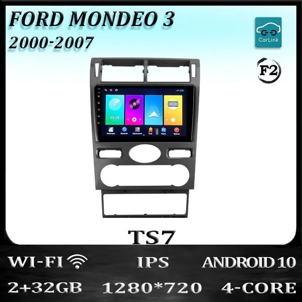 Штатная магнитола TS7/2+32GB/Ford Mondeo 3 F2/ Форд Мондео 3/ Под ...