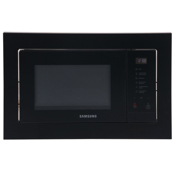 Встраиваемая микроволновая печь Samsung MS23A7118AK/BW черная купить на ...