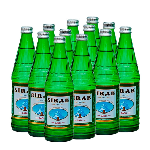 Sirab Вода Минеральная Газированная 500мл. 12шт - купить с доставкой по ...
