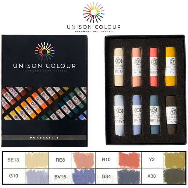 UNISON COLOUR HANDMADE SOFT PASTELS Пастель 8 шт./ 300 г. купить на ...