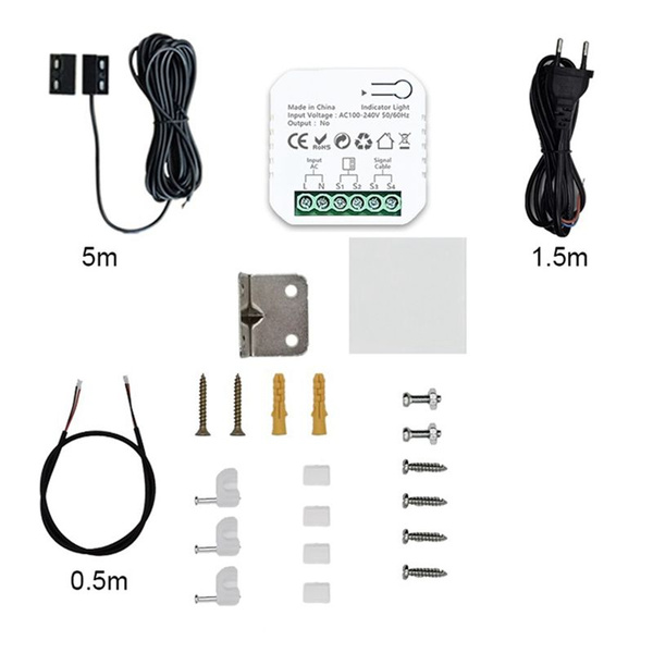 Tuya Smart ZigBee Garage Door Opener Controller с поддержкой управления ...
