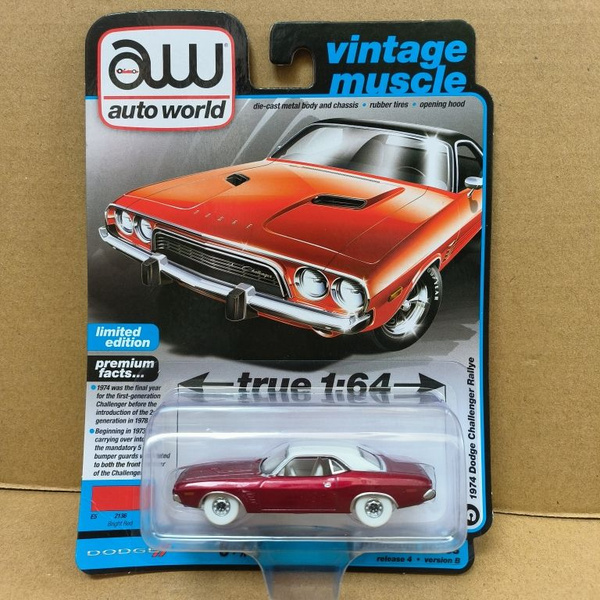 Машинка Auto World AW 1/64 Lincoln Dodge Challenger Chevy IMPALa ...