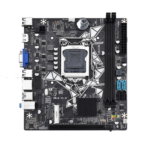 Материнская плата H81A DDR3 LGA1150 Компьютерная материнская плата ...
