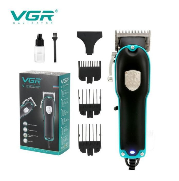 Машинка для стрижки VGR V-123, черный матовый - купить по выгодным ценам в интернет-магазине ...