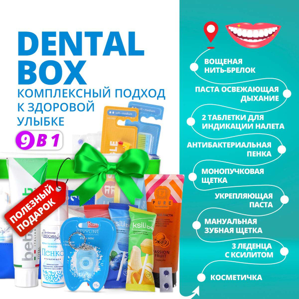 Подарочный набор Dental Set Basic бьюти бокс (дорожный набор для ухода ...