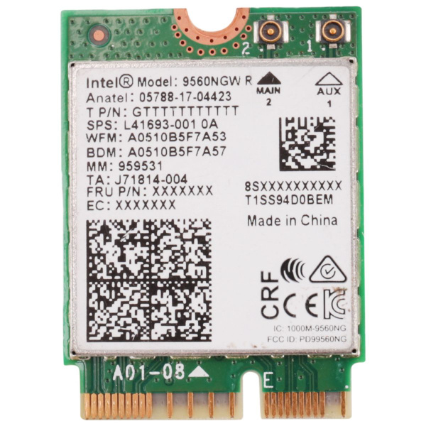 1730 Мбит с для Intel Dual Band Wireless AC 9560 Desktop Kit Bl купить ...