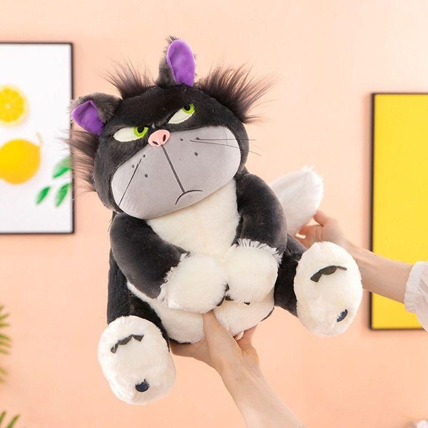Мягкая игрушка Кот Люцифер из мультфильма Золушка, 50 см - купить с ...