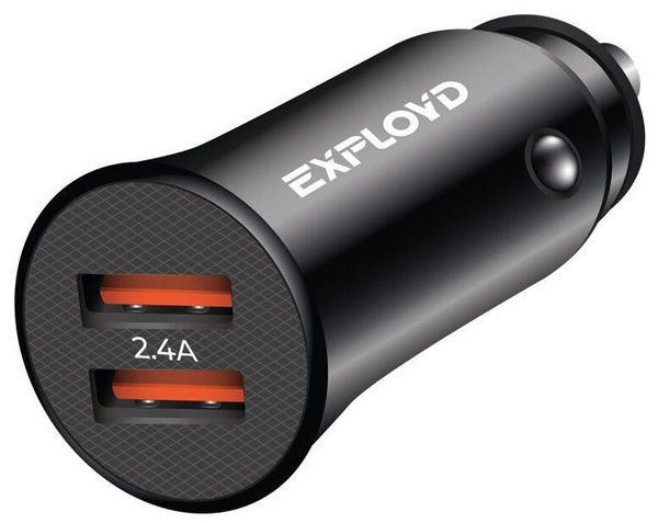 Автомобильное зарядное устройство Exployd Ex Z 1348 черный Usb купить