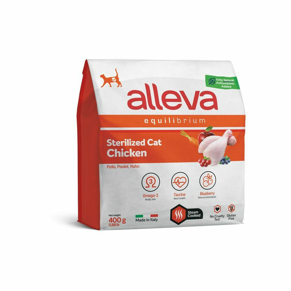 Alleva Equilibrium Adult Cat Sterilized Chicken сухой корм для взрослых ...