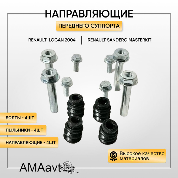 Направляющие переднего суппорта Renault Logan, Sandero - арт ...
