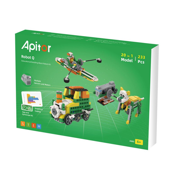 Программируемый робот конструктор Apitor Robot Q 20 в 1 - купить с ...