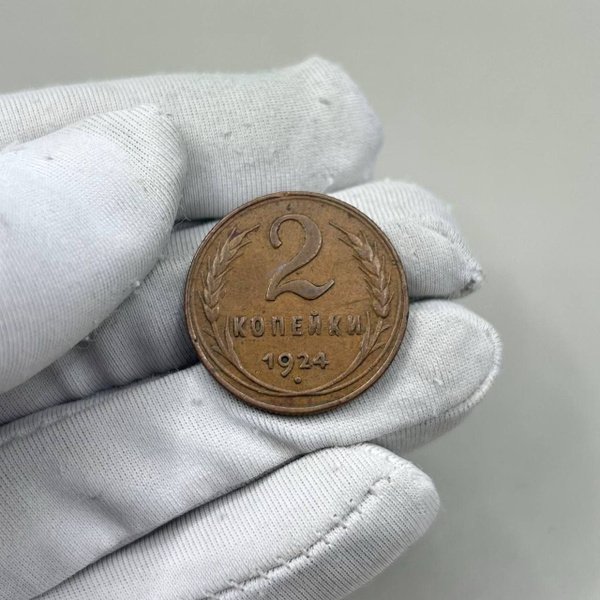 Монета 2 копейки 1924 год, медь! СССР! Редкая! - купить в интернет-магазине OZON с быстрой ...