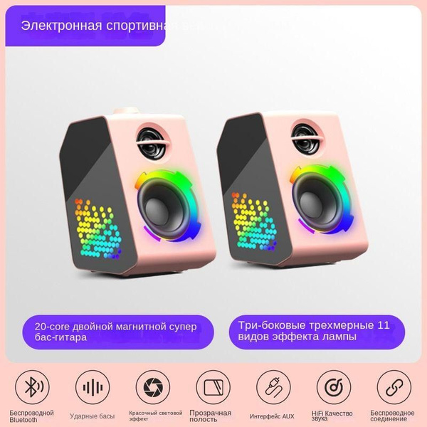 Портативная компьютерная колонка SOAIY SH20,с Bluetooth,USB ,TF,AUX,U ...