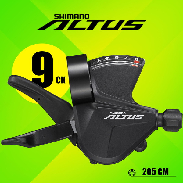 Шифтер (манетка) Shimano SL-M2010, серия Altus, 9 скоростей, под правую ...