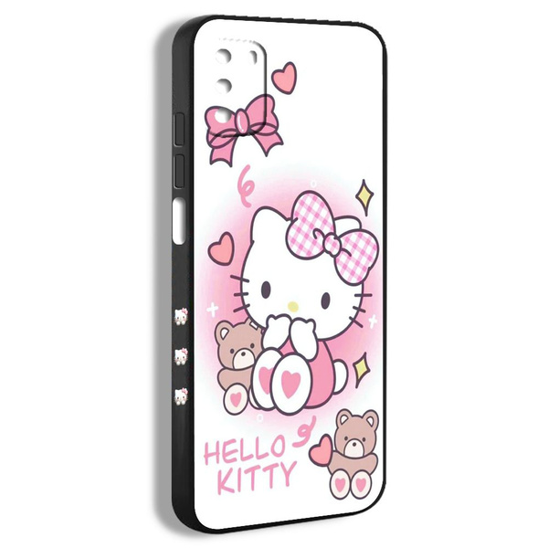 чехол для смартфона Подходит для xiaomi poco m3 Hello Kitty Розовый ...