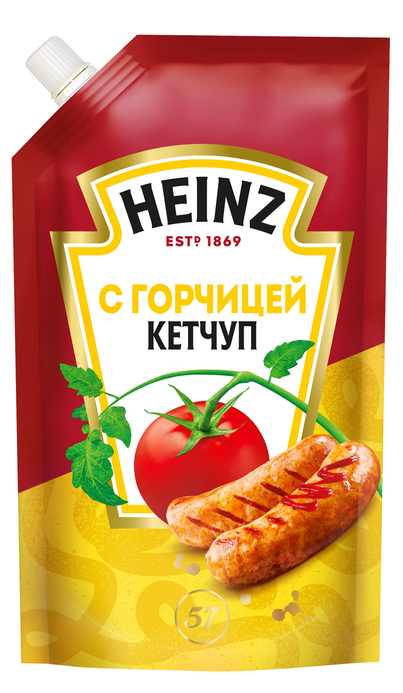 Кетчуп Heinz с горчицей, 350 г - купить с доставкой по выгодным ценам в ...