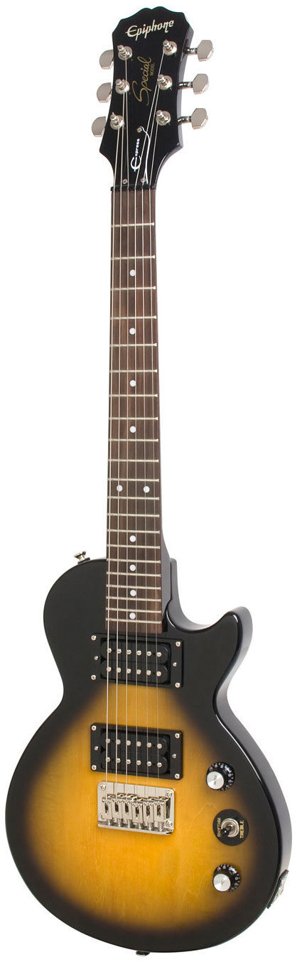 EPIPHONE Les Paul Express Vintage Sunburst Электрогитара уменьшенная ...