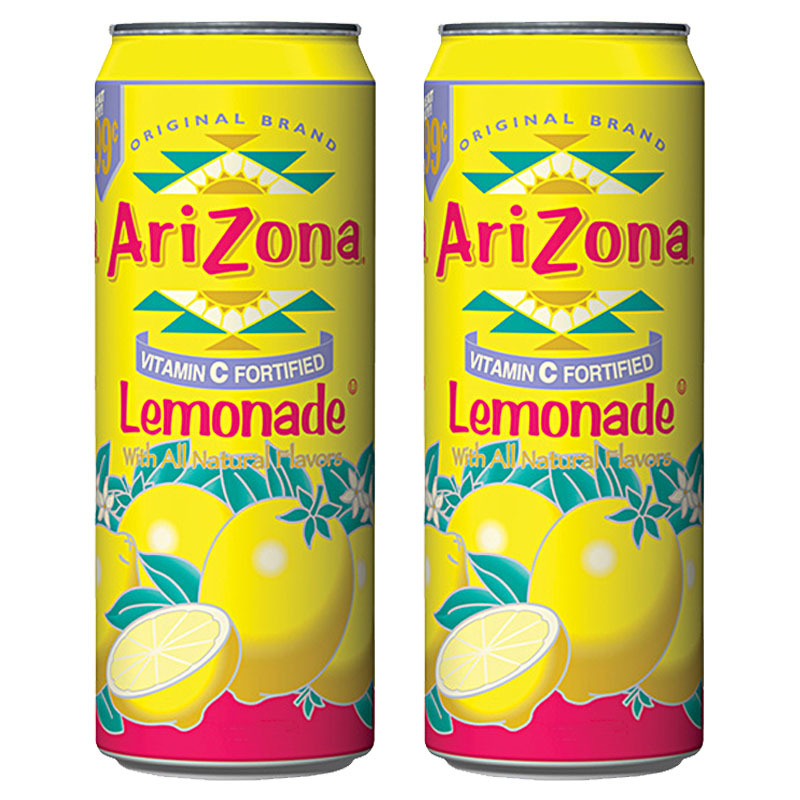 Характеристики Напиток Arizona Lemonade 2шт по 680мл, подробное ...