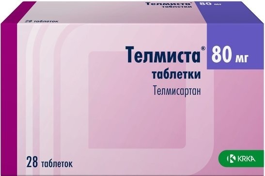 Телмиста, таблетки 80 мг, 28 штук — купить в интернет-аптеке OZON ...