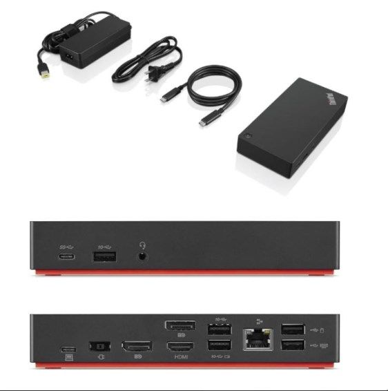 Док-станция Lenovo USB-C Gen2 DisplayLink 40AS0090EU - купить по ...