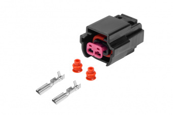 Разъем 06A973722 2-х контактный топливной форсунки VAG, AX6582S, арт 00 ...