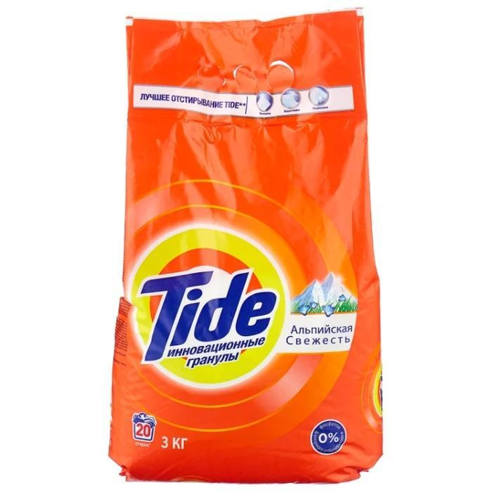 Tide Стиральный порошок Альпийская свежесть (автомат), 3 кг. — купить в ...