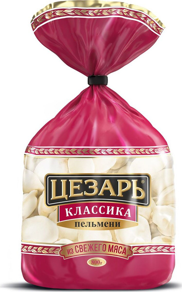 Пельмени Классика Цезарь, замороженные, 800 г - купить с доставкой по ...