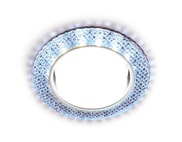 Светильник встраиваемый Asia Light GX53, точечный с LED подсветкой ...