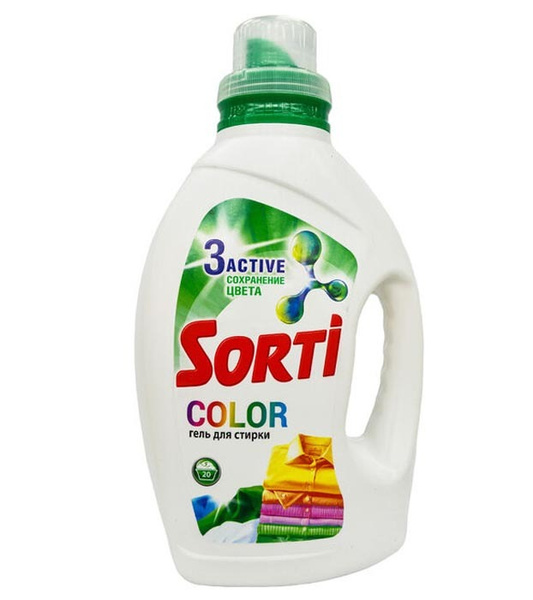 Гель для стирки Sorti Color, 3 кг - купить с доставкой по выгодным ...