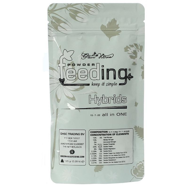 Комплексное удобрение Green House Powder Feeding Hybrids 125 г ...