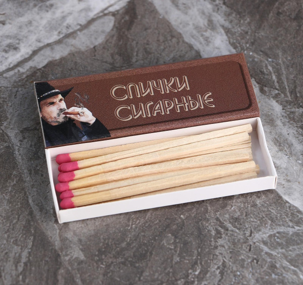 ФЭСКО Сигарные спички наполнением, 12 спичек - купить по низкой цене в ...