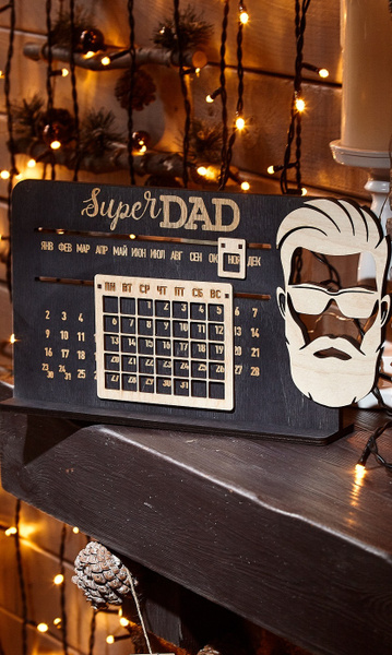 Вечный календарь настольный ReVarg "SuperDad" / вечный календарь ...