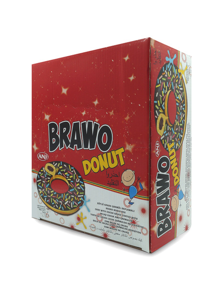 Донат Brawo Гранулы, Brawo Donut, 24 шт по 44 г - купить с доставкой по ...