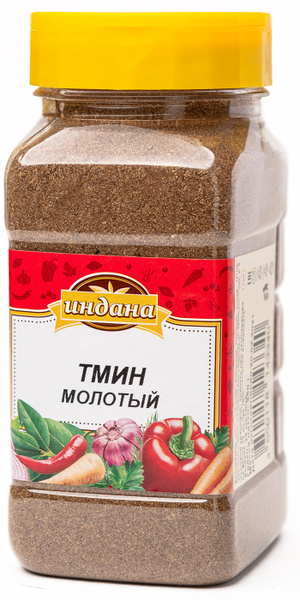 Тмин молотый Индана, 250 г./ 500 мл., с дозатором - купить с доставкой ...