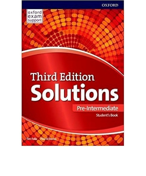 Solutions. Pre-Intermediate. Student's Book and Online Practice ...