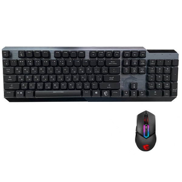 Характеристики Комплект Клавиатура MSI GK50 LOW PROFILE + Мышка MSI ...